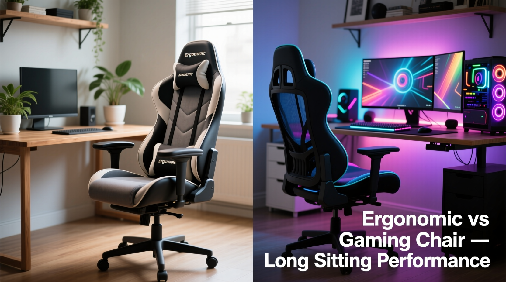 Ergonomic Chair Vs Gaming Chair Which Supports Long Sitting Sessions Better