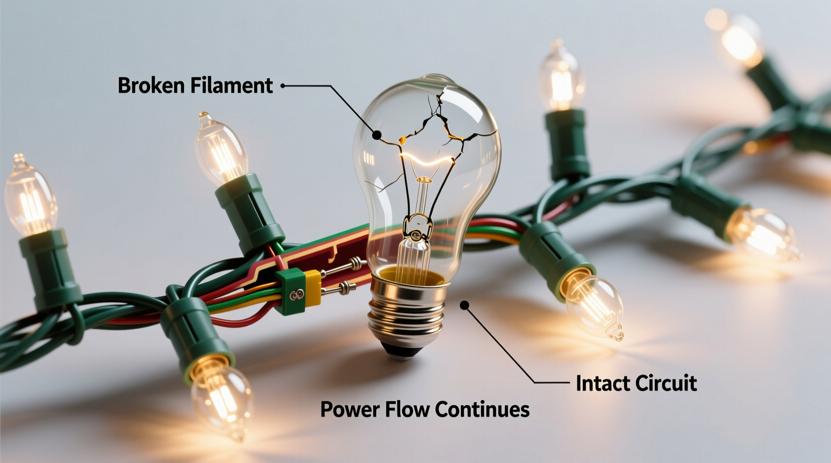 What Causes One Section Of Christmas Lights To Go Out While Others Stay Lit