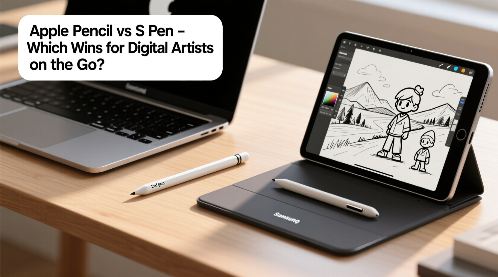Apple Pencil Vs S Pen Which Stylus Works Best For Digital Artists On The Go
