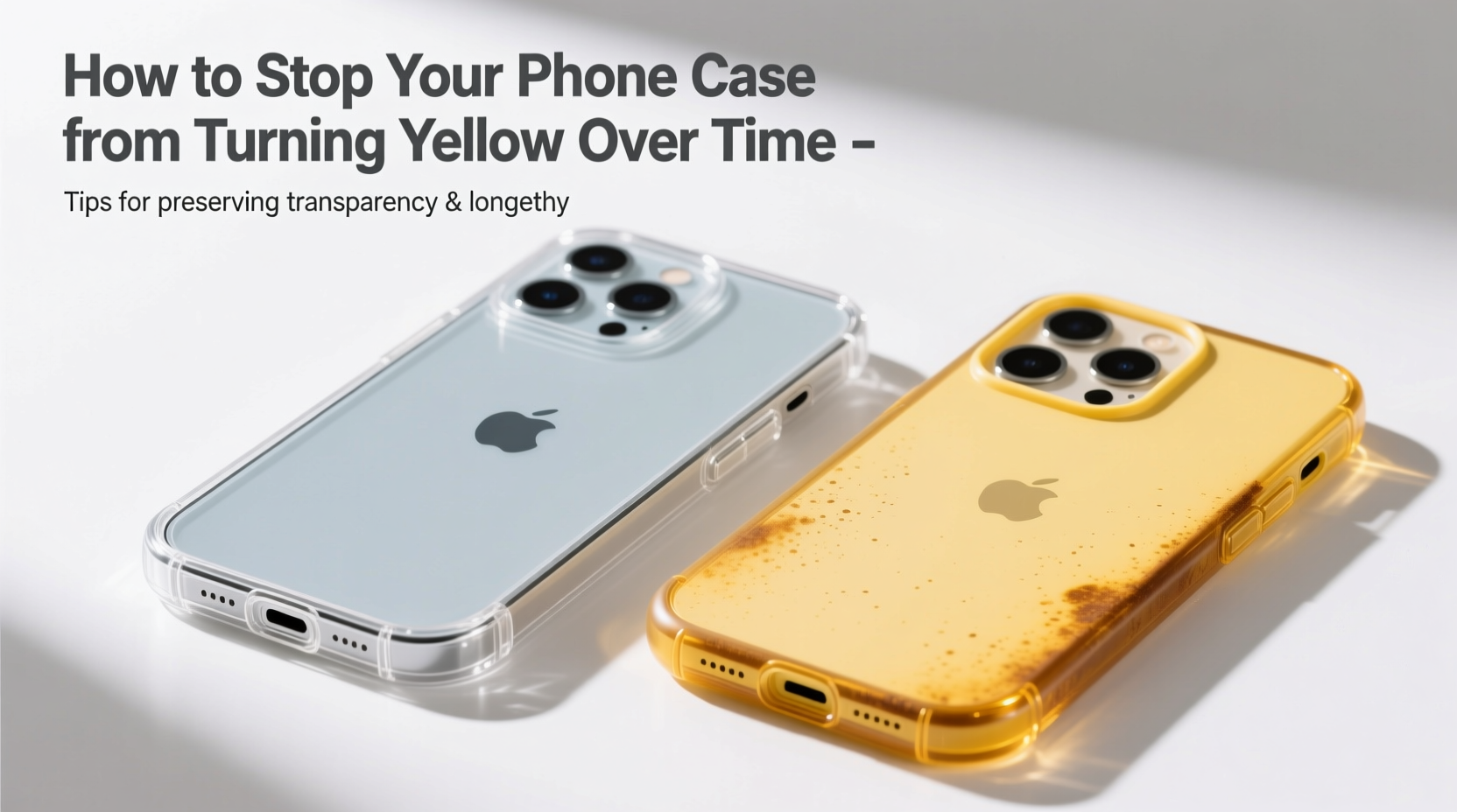 How To Stop Your Phone Case From Turning Yellow Over Time