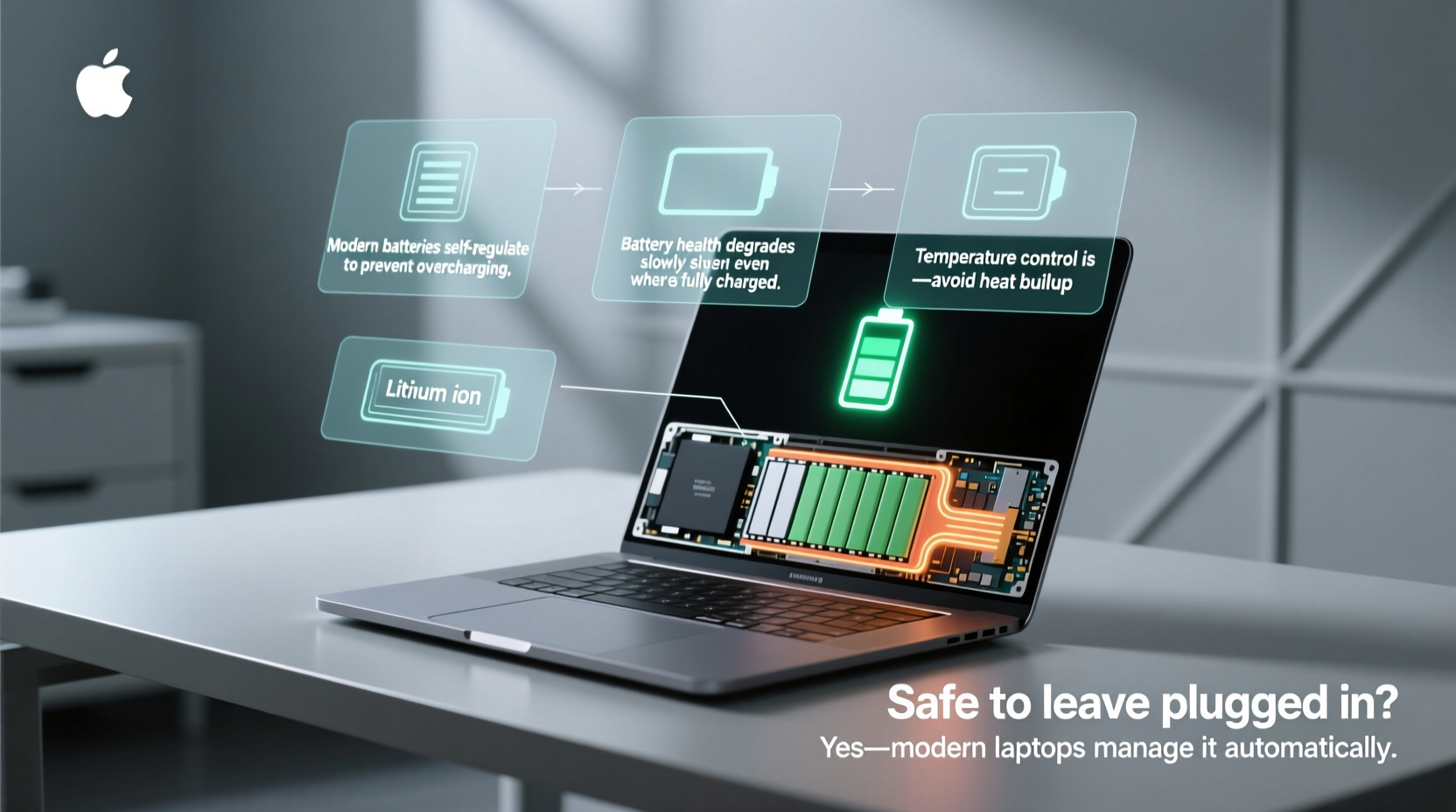 Is It Safe To Leave Your Laptop Plugged In Overnight Modern Battery Facts
