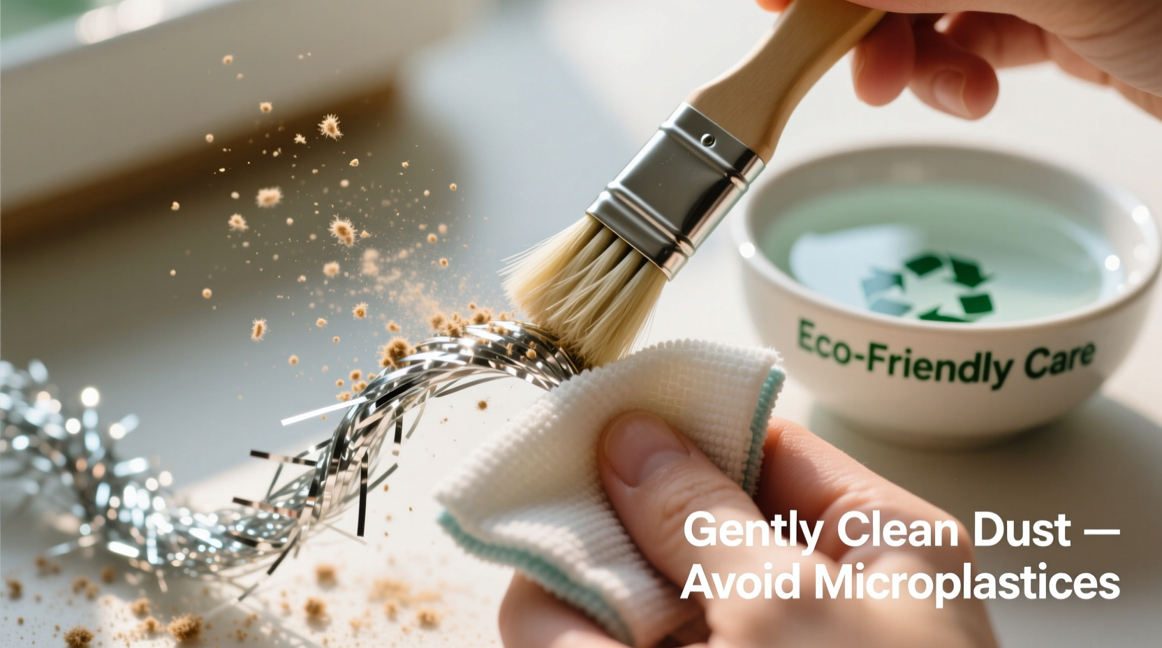 How To Clean Dusty Tinsel Without Shredding It Or Releasing ...