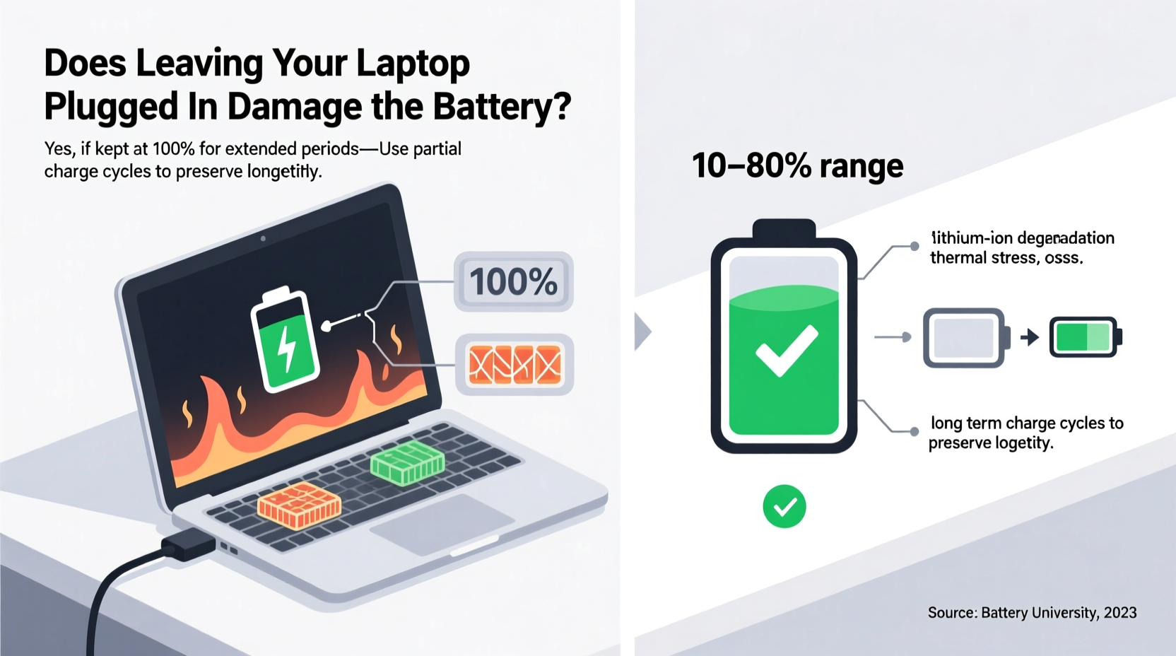 Does Leaving Your Laptop Plugged In Damage The Battery Over Time