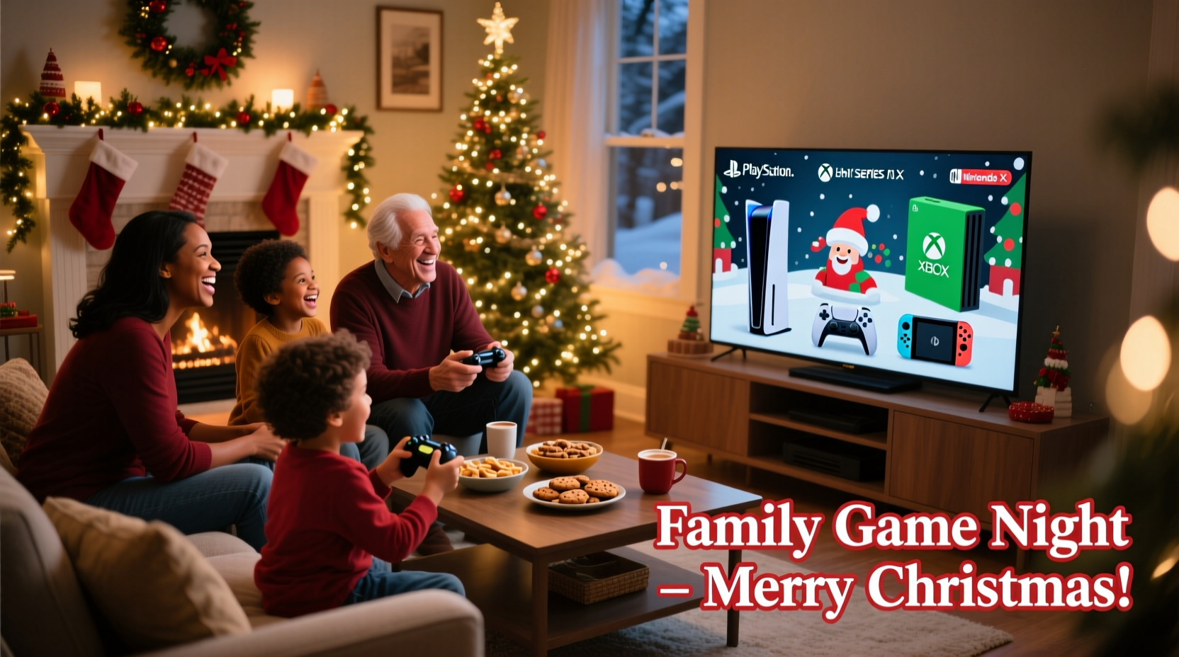 How To Organize A Family Christmas Game Night With Multiplayer Consoles