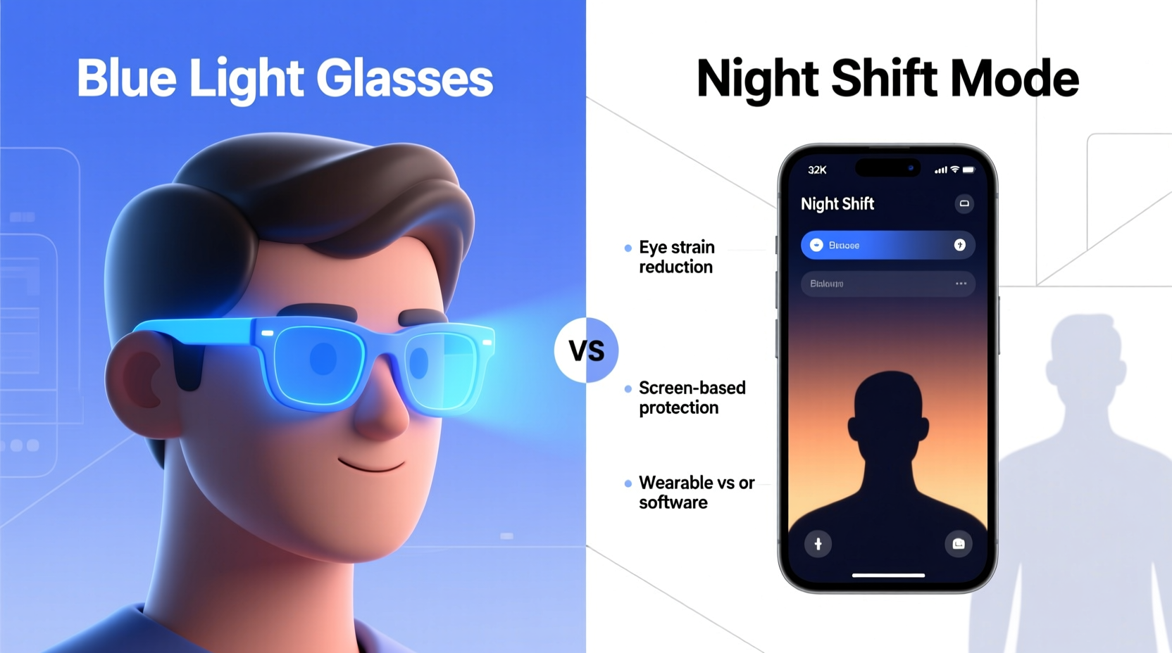 Blue Light Glasses Vs Night Shift Mode Do You Need The Physical Glasses