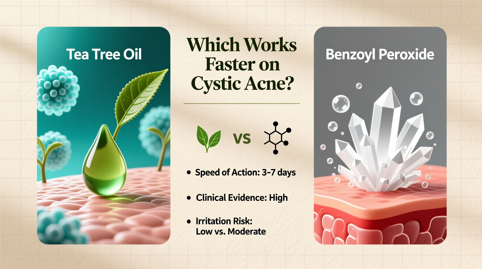 Tea Tree Oil Vs Benzoyl Peroxide Which Spot Treatment Works Faster On ...