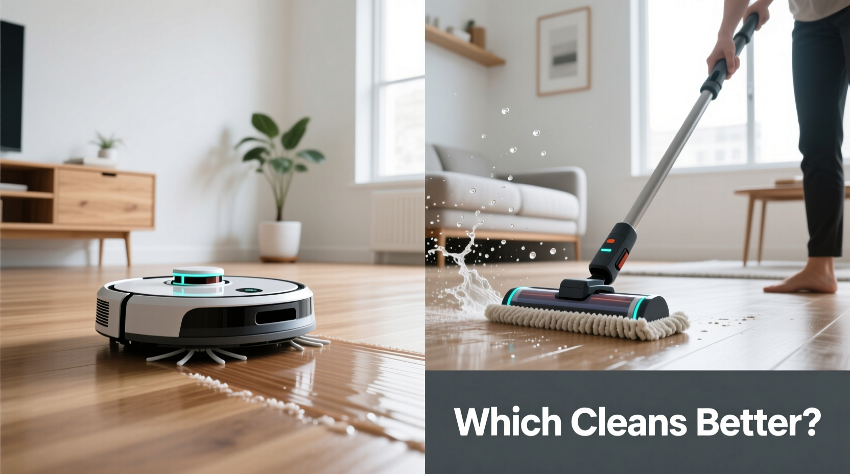 Robot Vacuums With Mopping Function Vs Standalone Mops Which Cleans Better