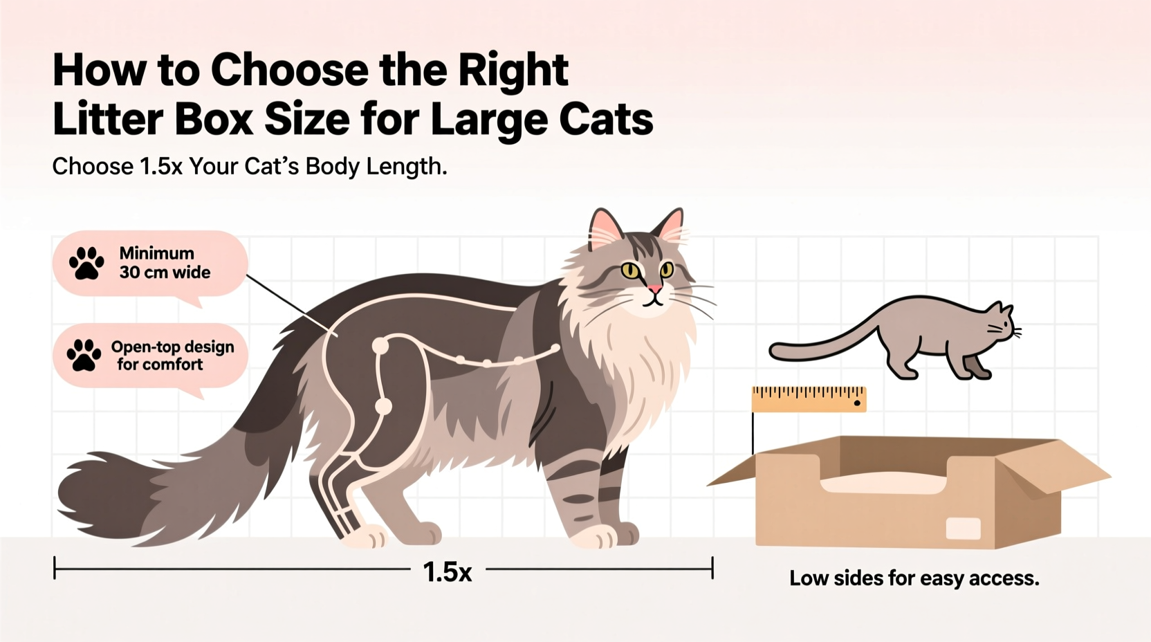 How To Choose The Right Litter Box Size For Large Cats