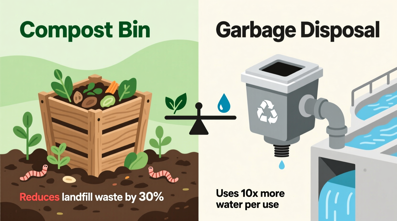 Compost Bin Vs Garbage Disposal Which Is Greener For Food Waste