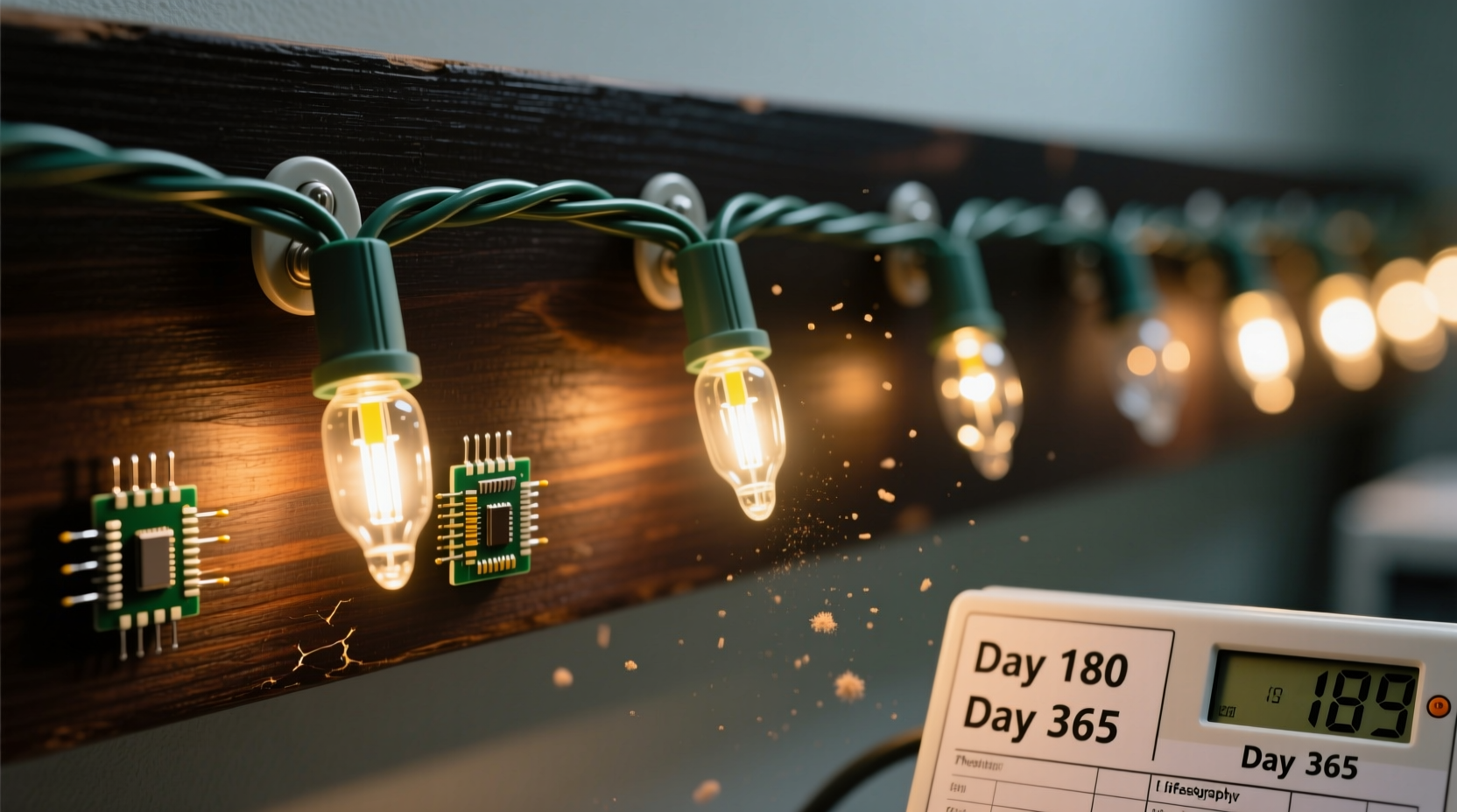 Do Led Christmas Lights Fade Over Time Lifespan Tested