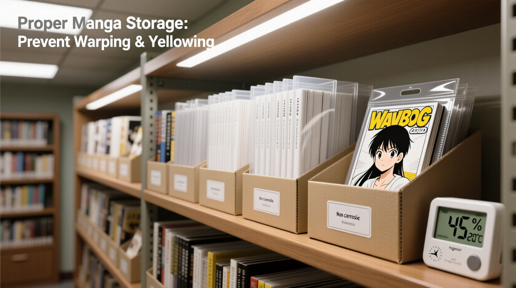 How To Store Collectible Manga Without Warping Or Yellowing Pages