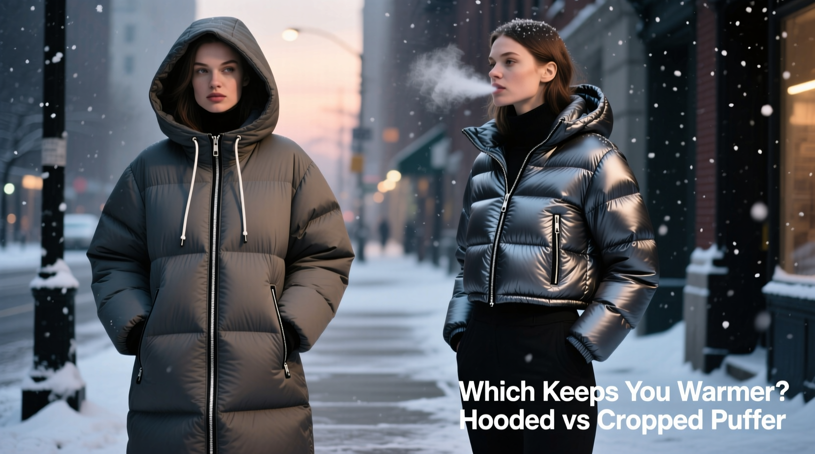 Hooded Puffer Jacket Vs Cropped Puffer Which Keeps You Warmer Without Bulk