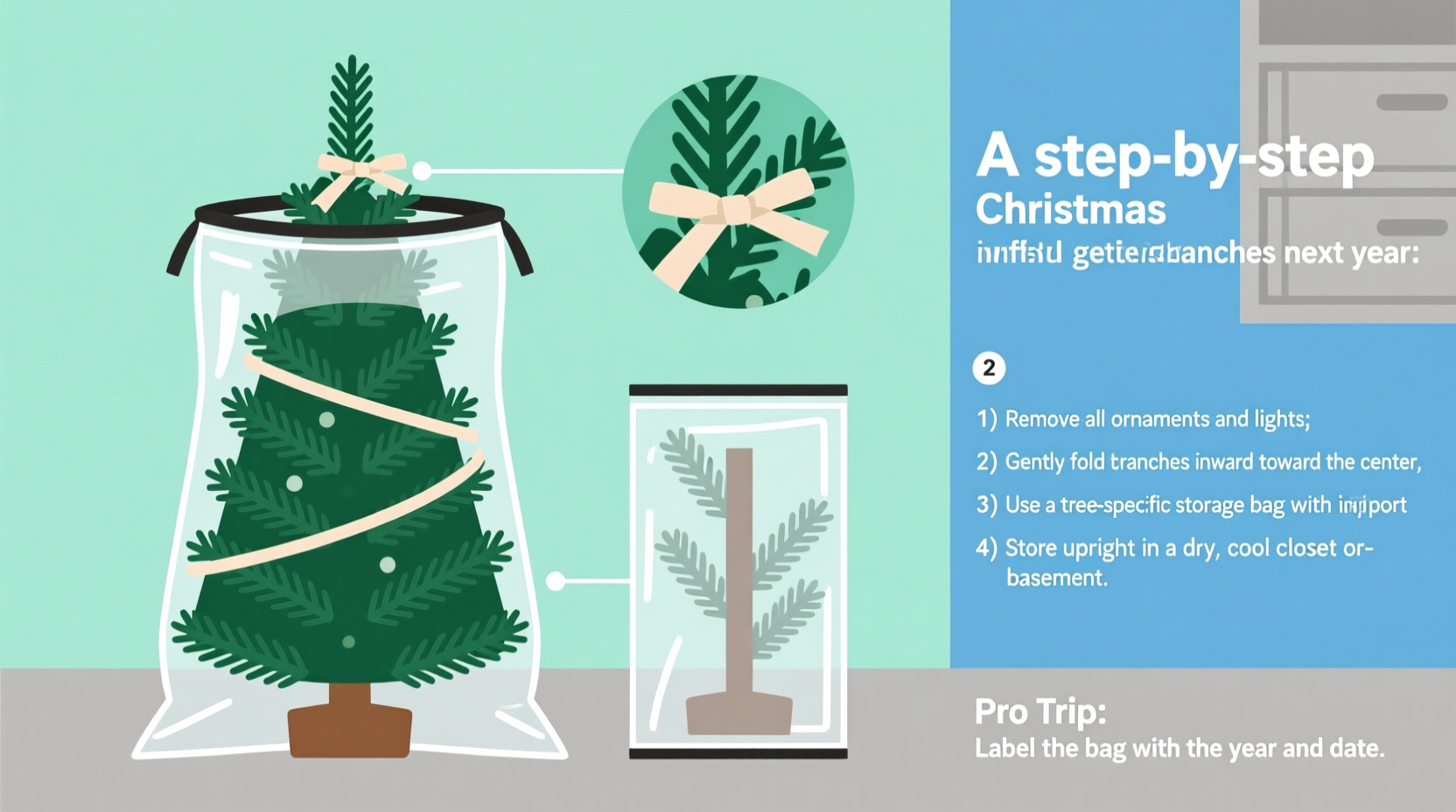 How To Store Artificial Christmas Trees Without Getting Tangled ...