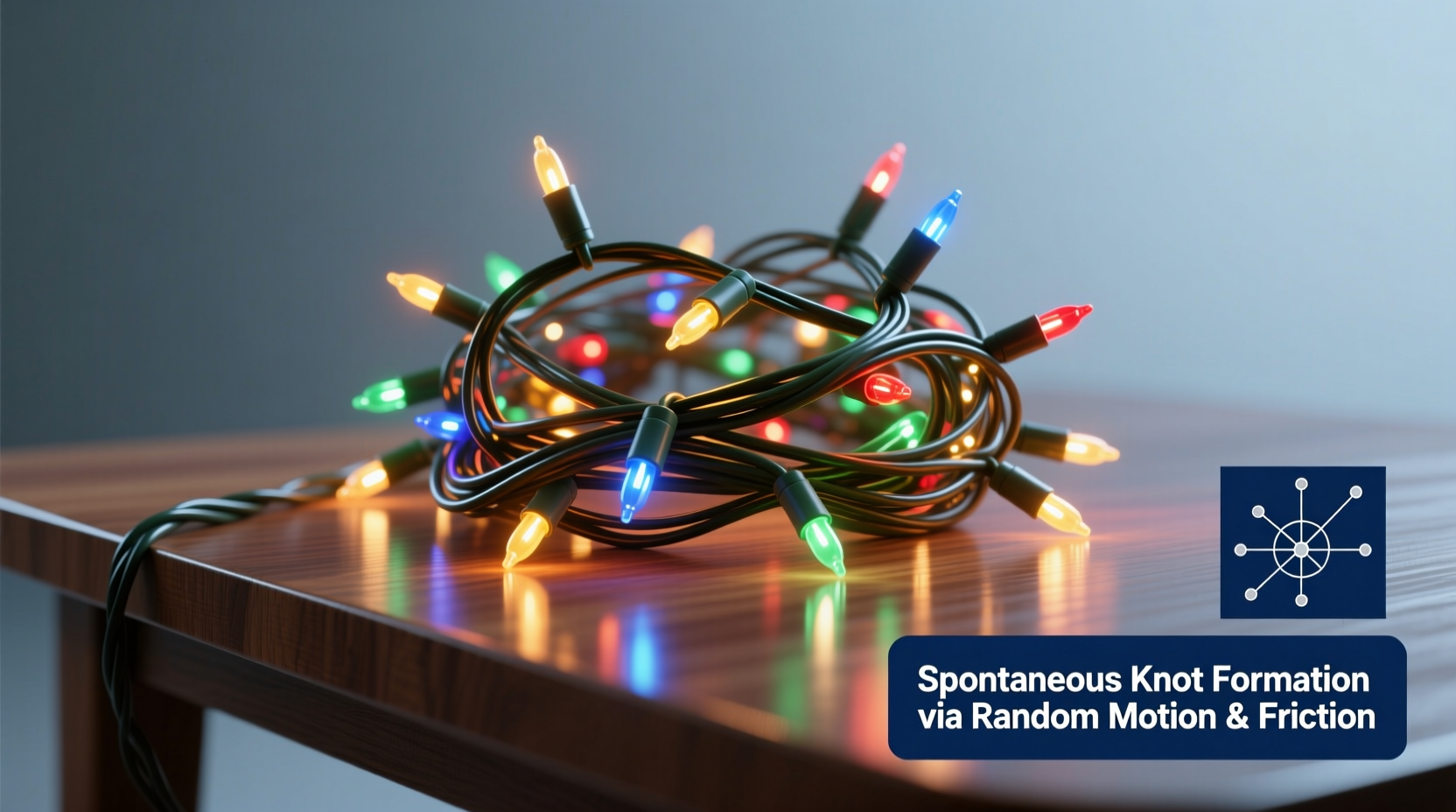 Why Do Christmas Lights Sometimes Form Knots Overnight Physics Explained