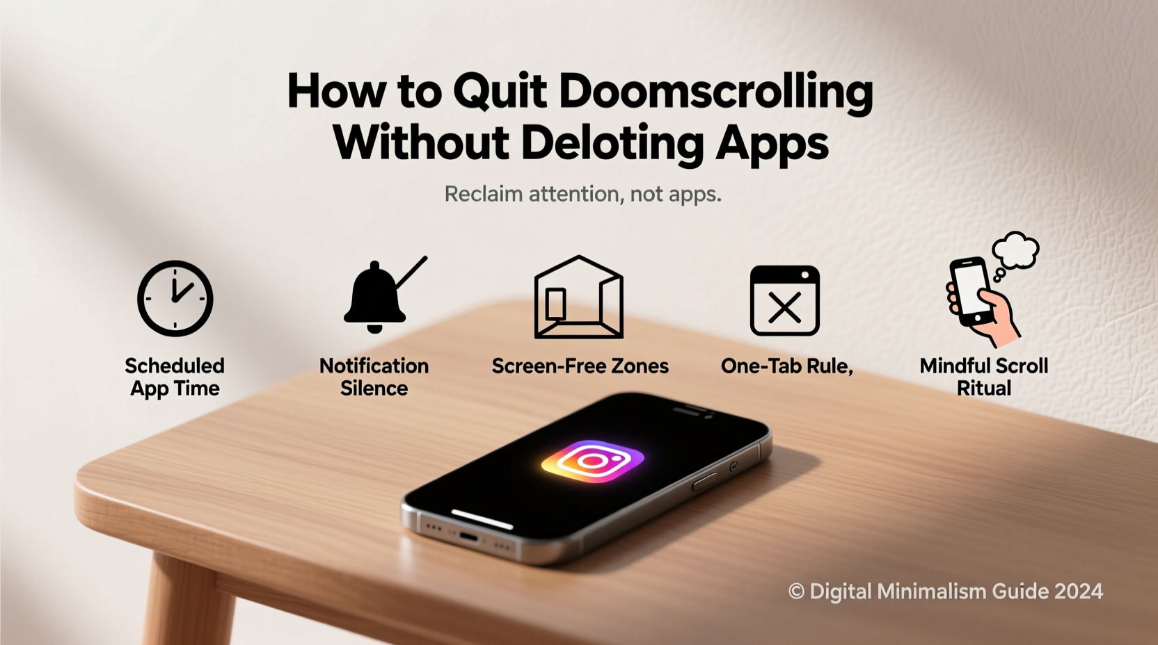 Digital Minimalism Guide How To Quit Doomscrolling Without Deleting Apps