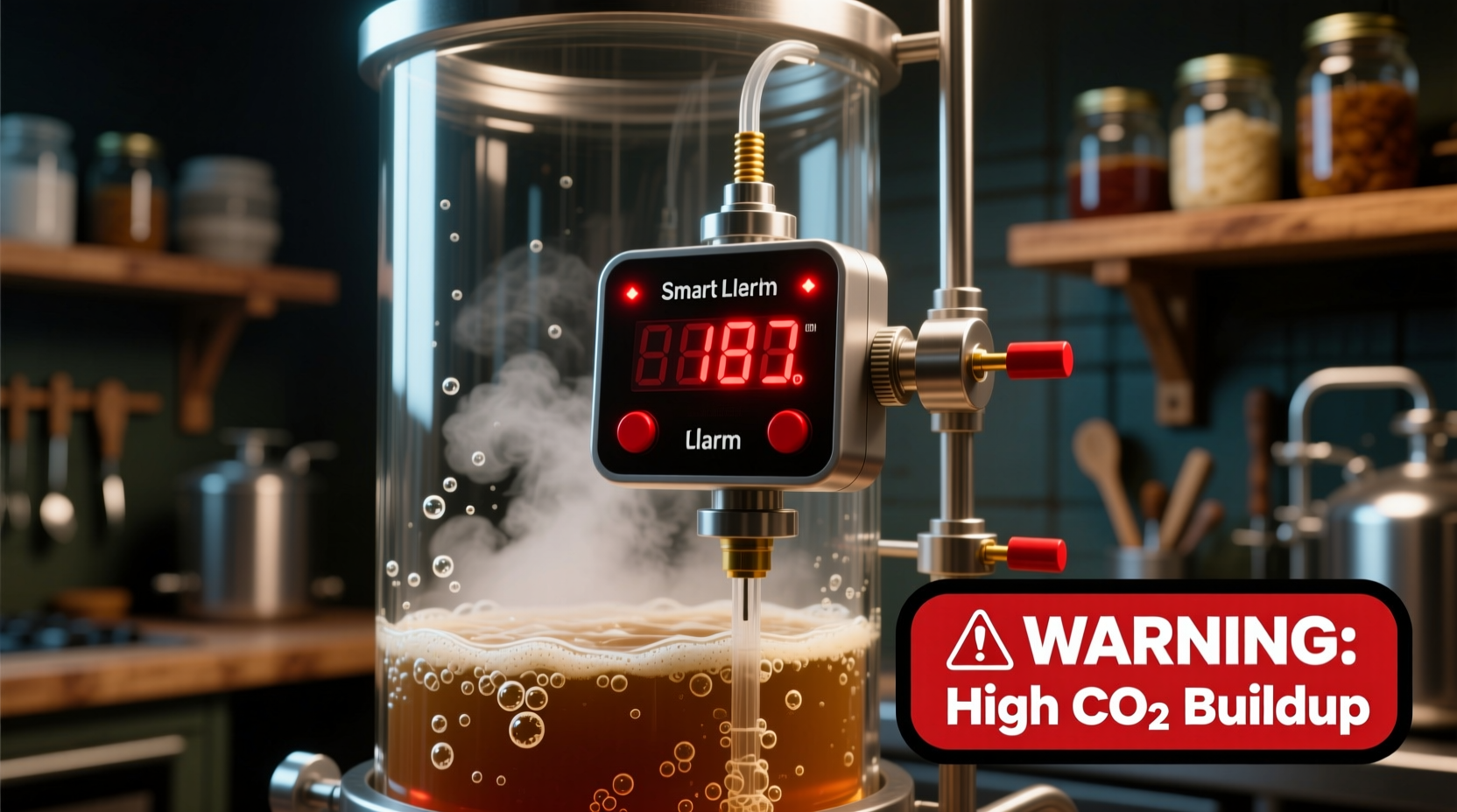 Fermentation Alarms For Homemade Alcohol Detect Off-gassing Risks