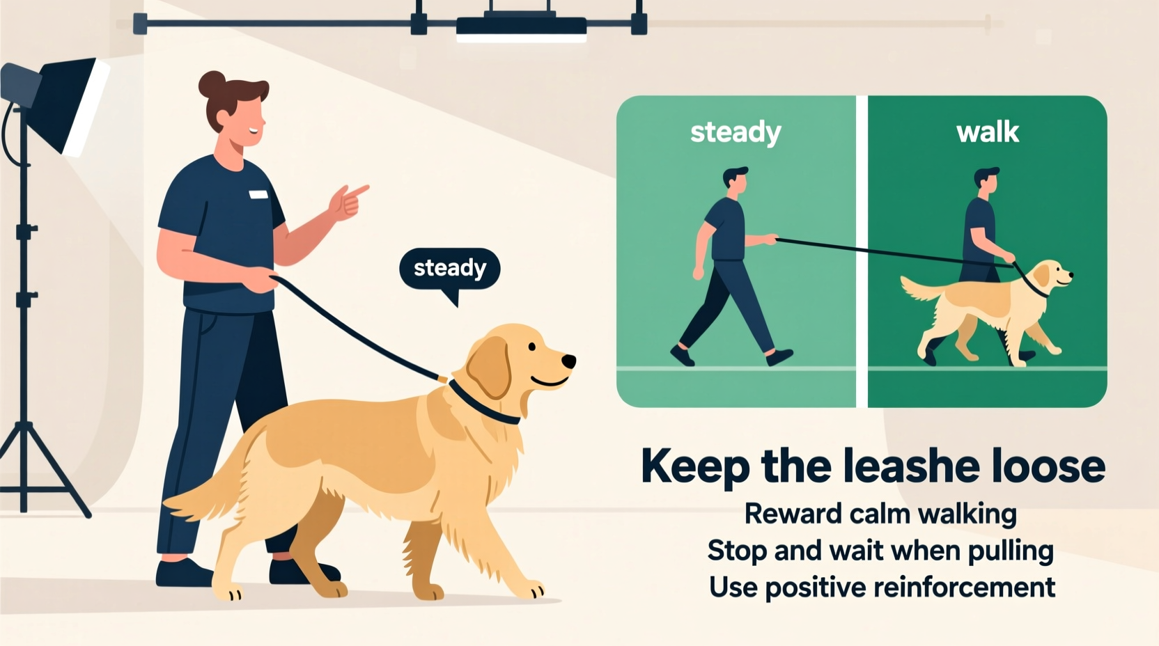 How To Train Your Dog To Walk Calmly On A Leash Without Pulling Techniques