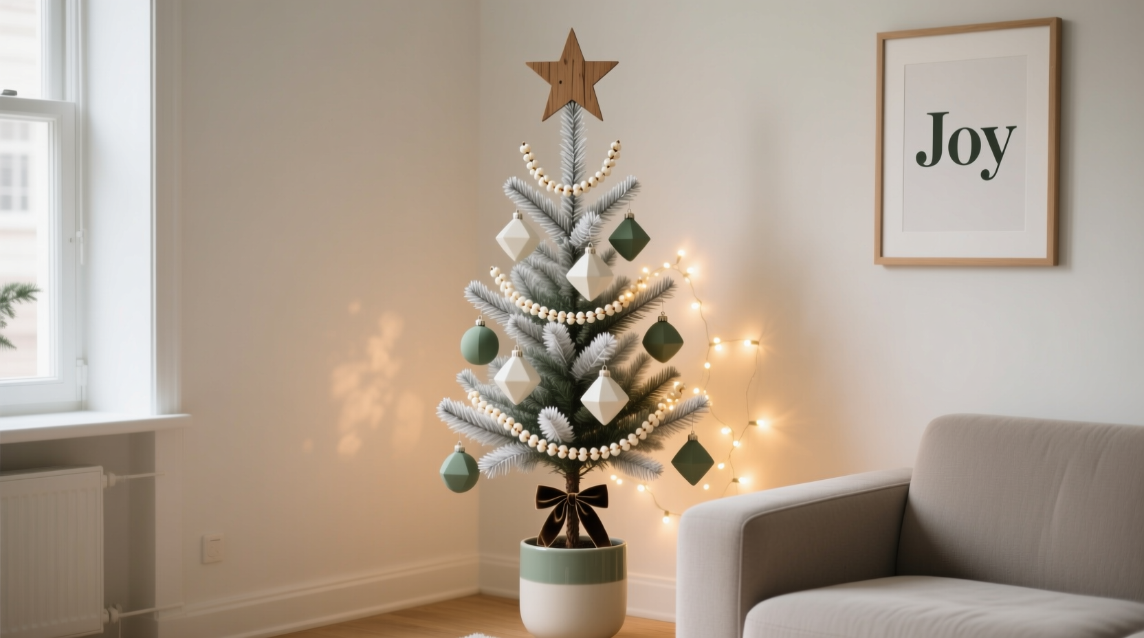 How To Style A Christmas Tree For A Studio Apartment Under 500 Sq Ft ...