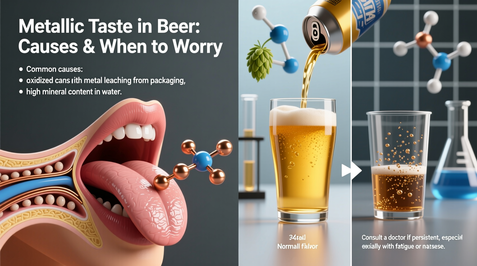 Why Does Beer Taste Metallic Sometimes And When To Worry