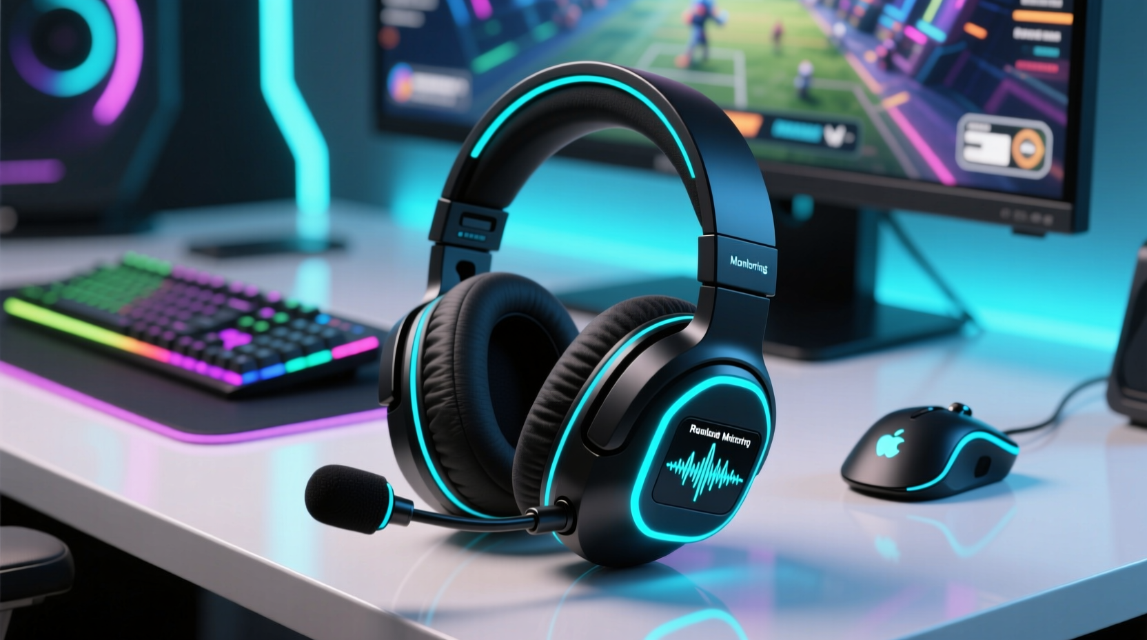 Best Wireless Gaming Headset With Mic Monitoring For Clear Chat