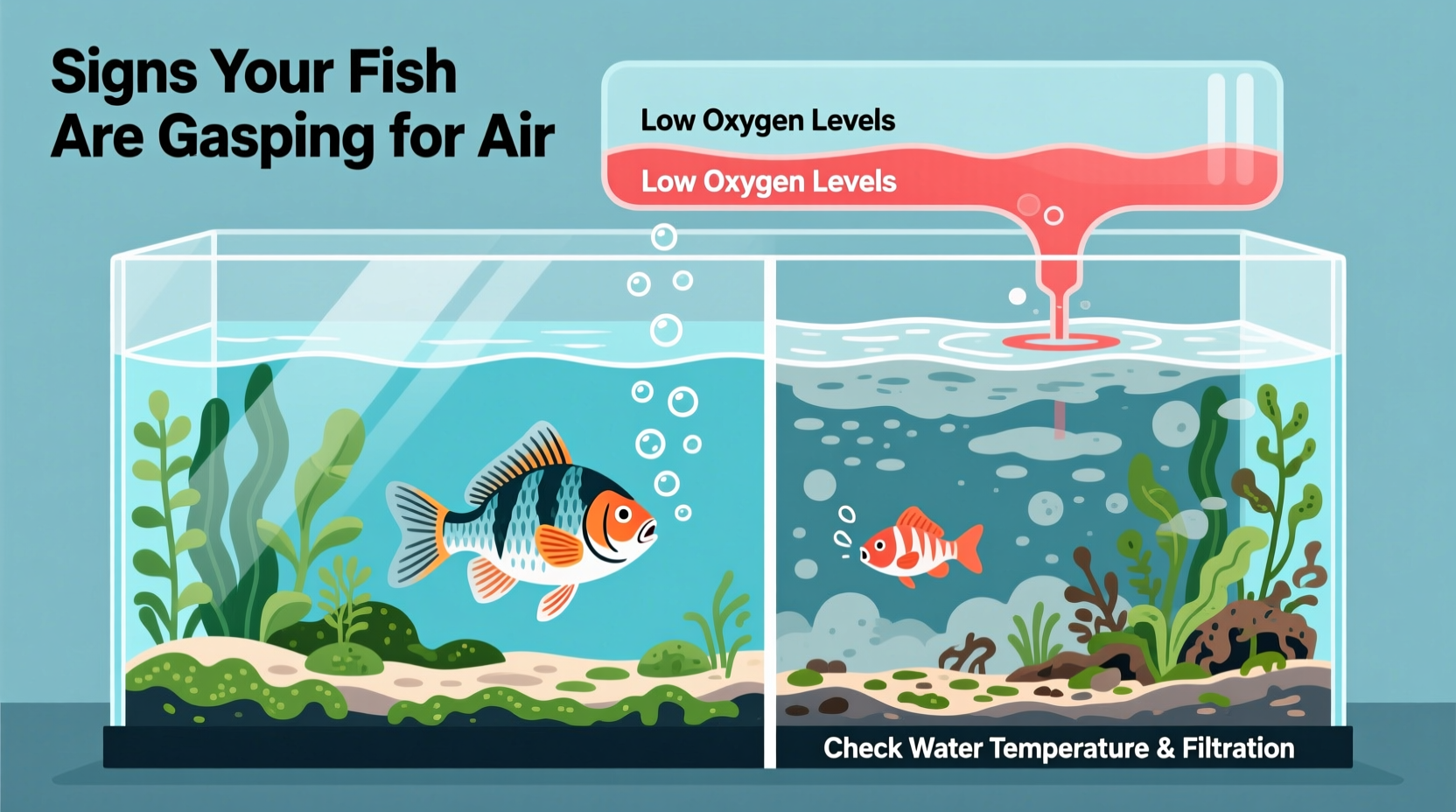 Why Does My Fish Swim At The Surface Signs Of Oxygen Levels And Tank Health