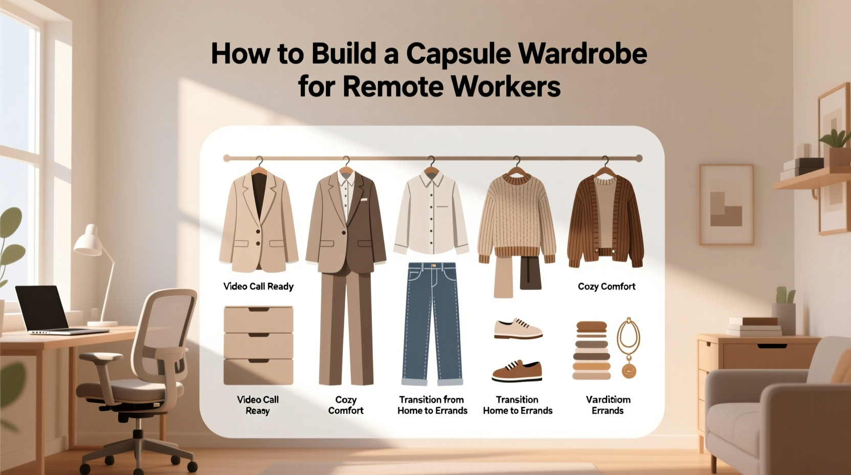 How To Create A Capsule Wardrobe For Remote Workers