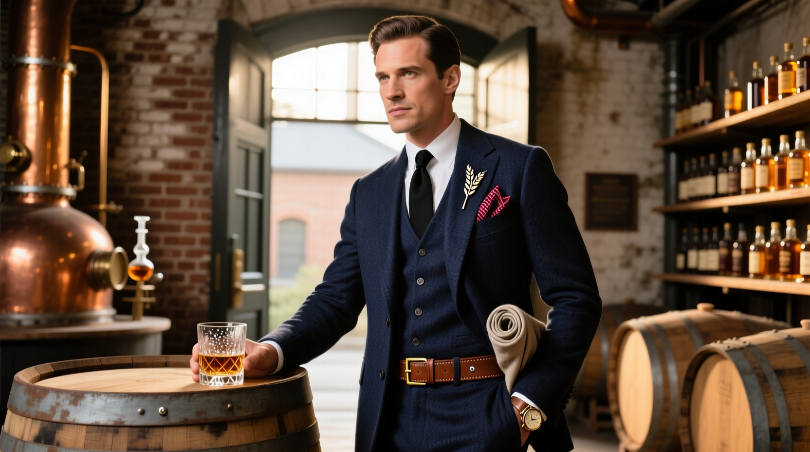 How To Accessorize A Suit For A Whiskey Distillery Tour