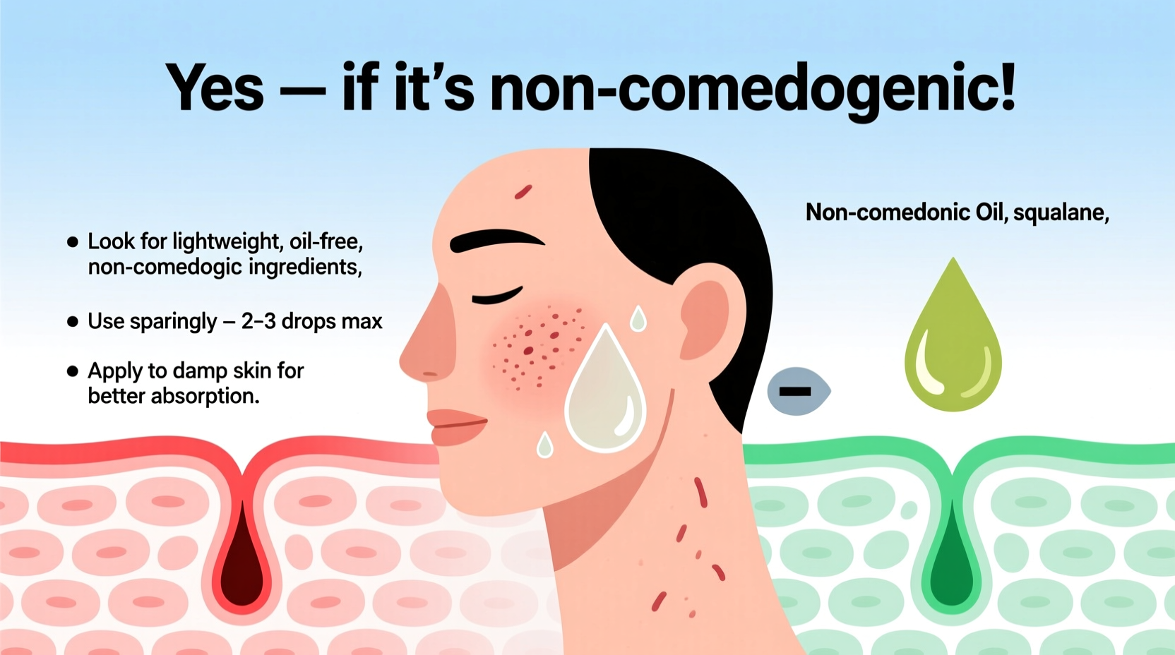 Can You Use Facial Oil If You Have Acne Prone Skin Safely