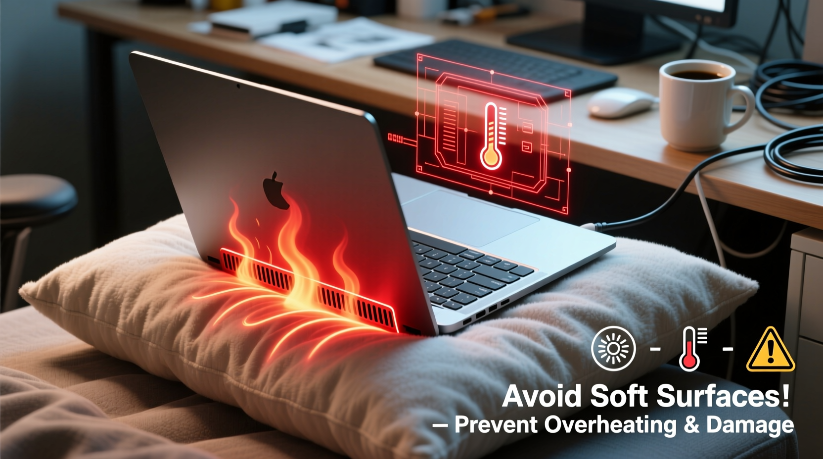 Why Is My Laptop Overheating On Soft Surfaces And How To Avoid Damage