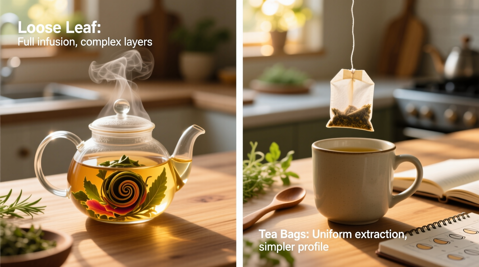 Loose Leaf Tea Vs Tea Bags Does The Brewing Method Actually Change The ...