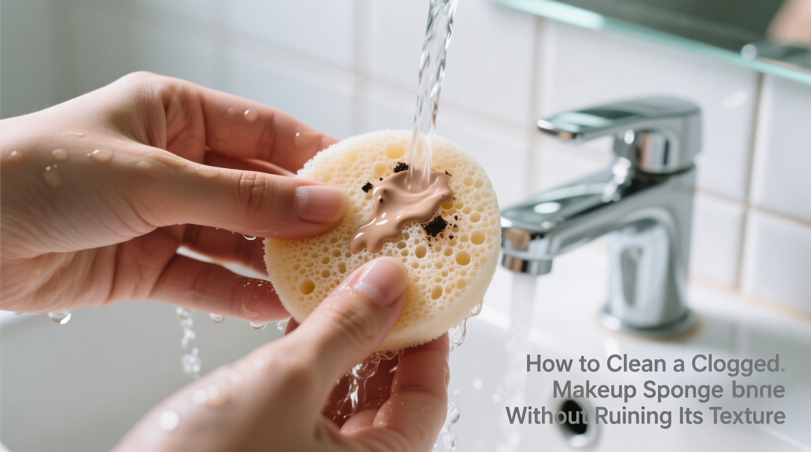 How To Clean A Clogged Makeup Sponge Without Ruining Its Texture
