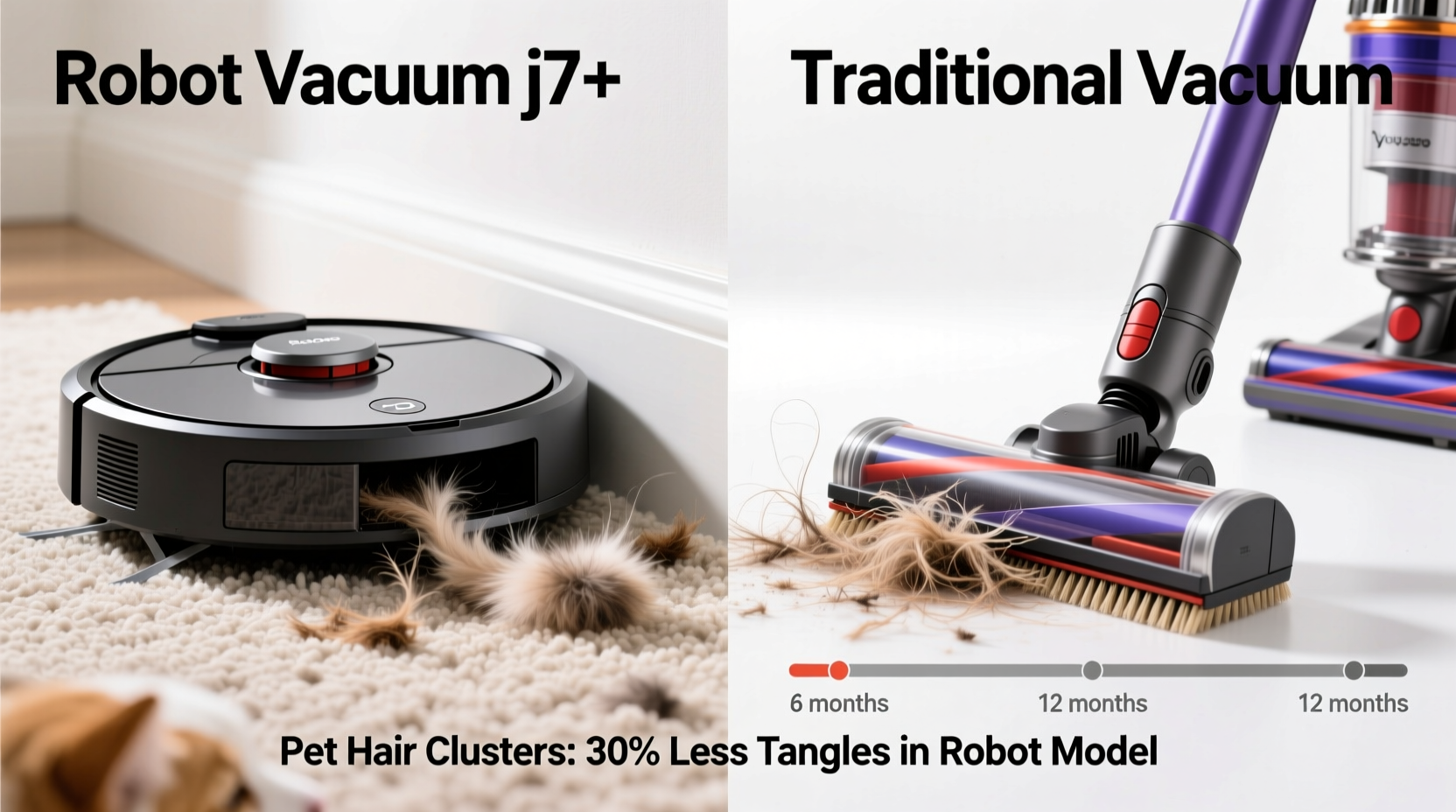 Robot Vacuum Vs Traditional Vacuum Which Cleans Pet Hair Better Long Term