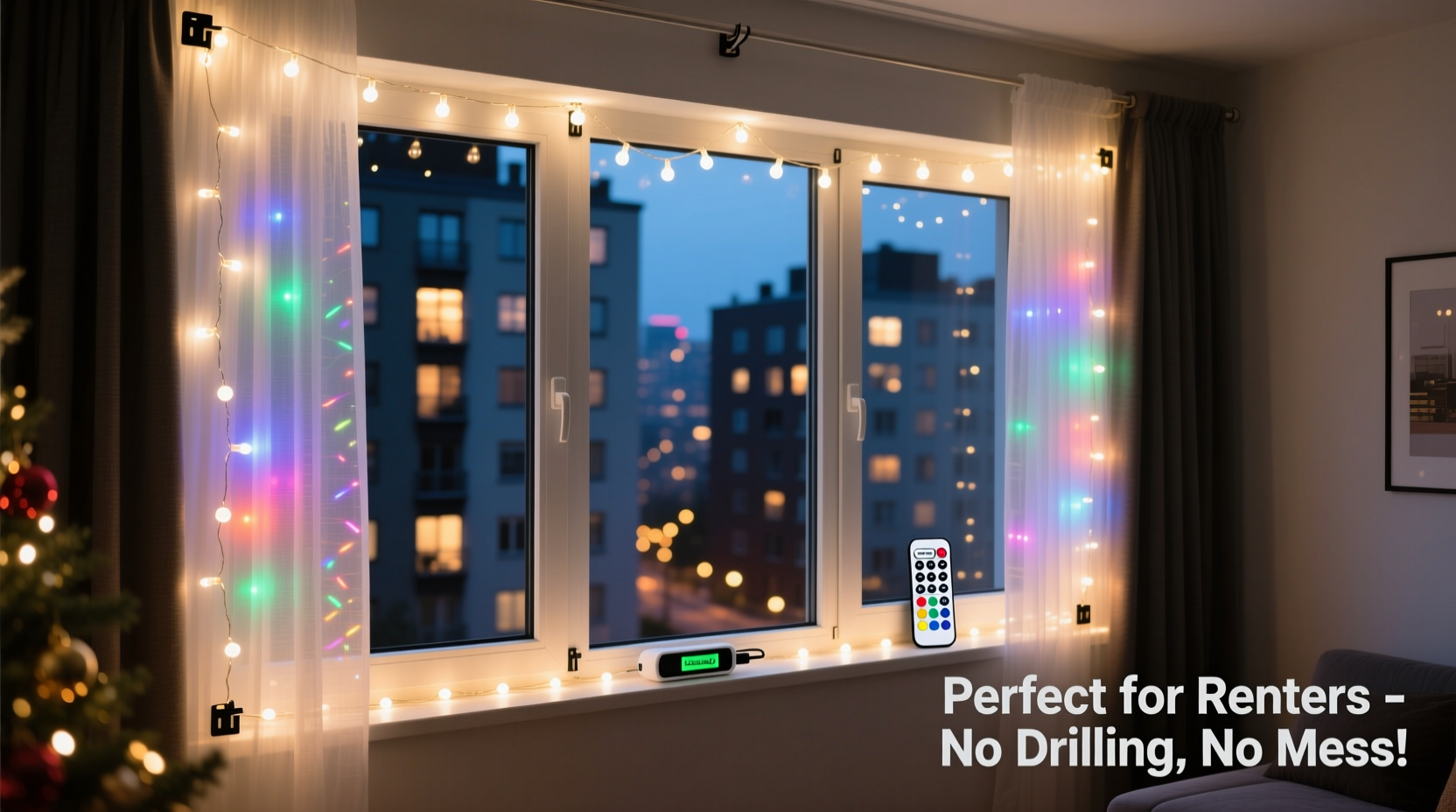 Best Cordless Curtain Lights For Renters Wanting Festive Windows