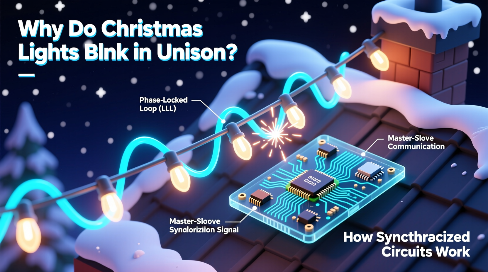 Why Do Christmas Lights Blink In Unison How Synchronized Circuits Work