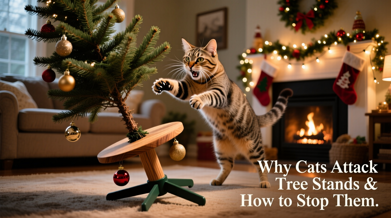 Why Do Cats Attack Christmas Tree Stands And How To Stabilize Yours