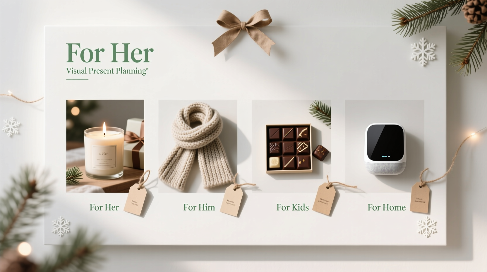 How To Make A Christmas Gift Board For Visual Present Planning