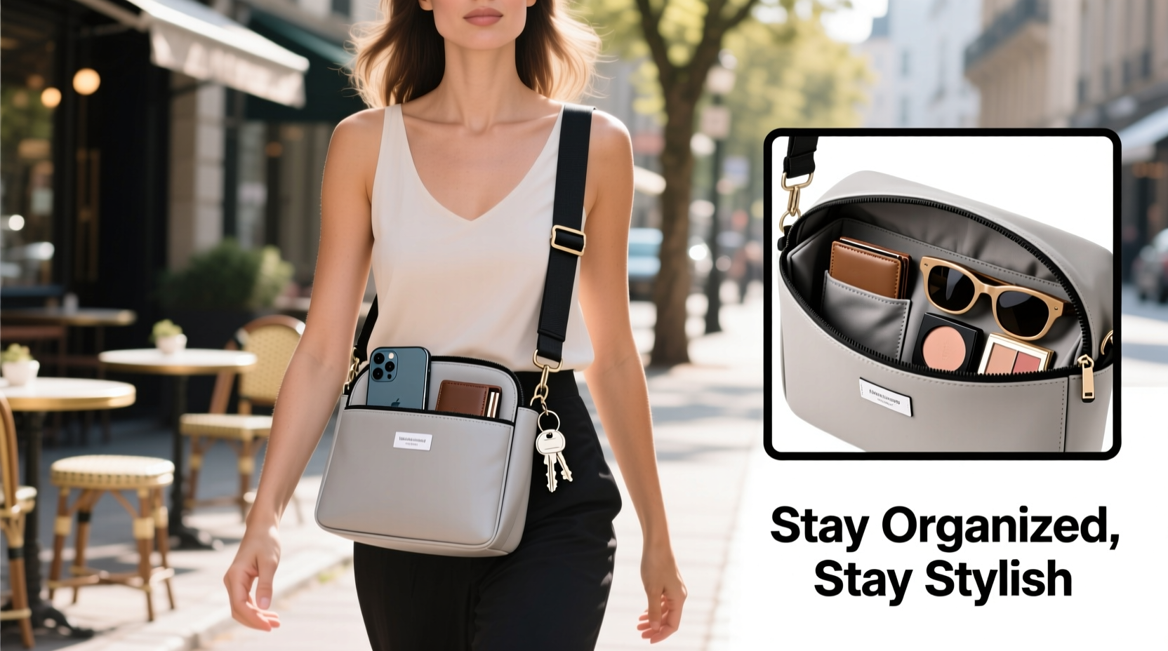 How To Carry More Items In A Crossbody Bag Without Bulging
