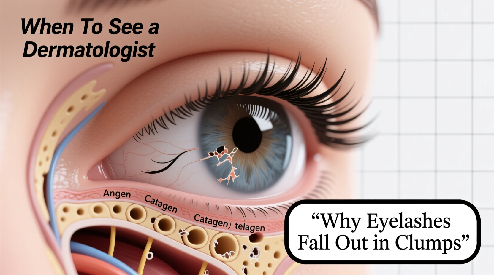 Why Do My Eyelashes Fall Out In Clumps And When To See A Dermatologist
