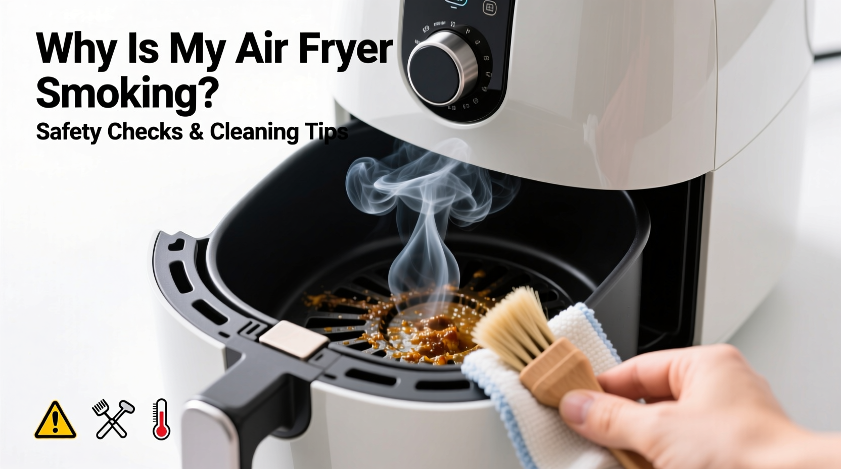 Why Is My Air Fryer Smoking During Use Safety Checks And Cleaning Tips