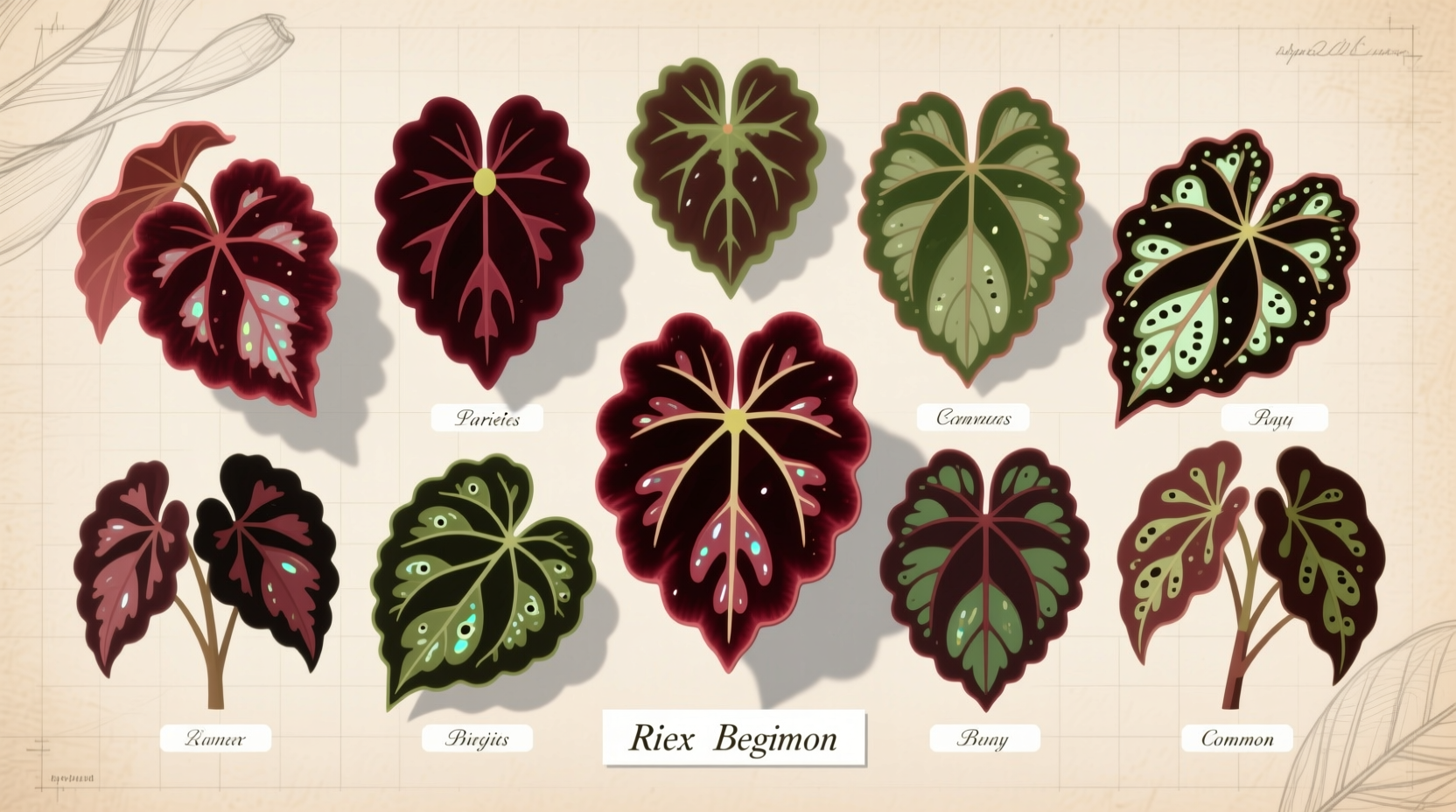 Rex Begonia Varieties with Names: 25+ Verified Cultivars & Care Guide