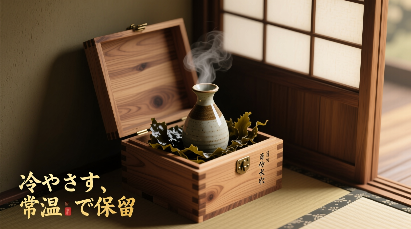 How To Store Opened Sake Without Refrigeration Using Traditional Cedar ...