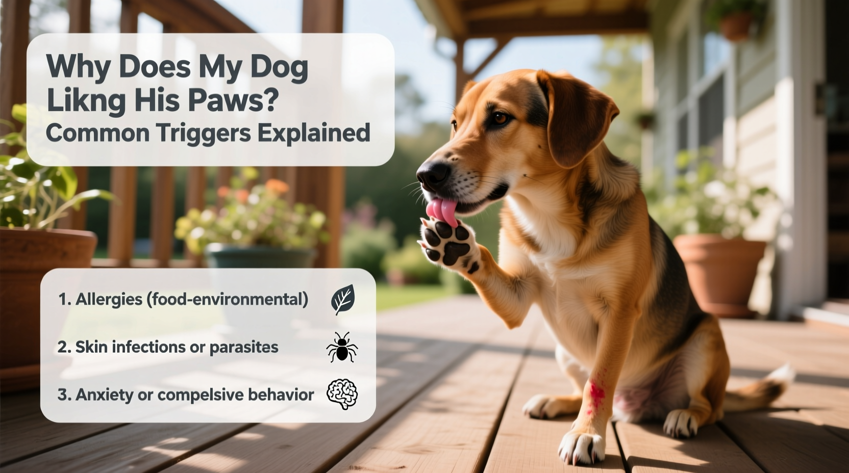Why Does My Dog Lick His Paws Constantly Common Triggers Explained
