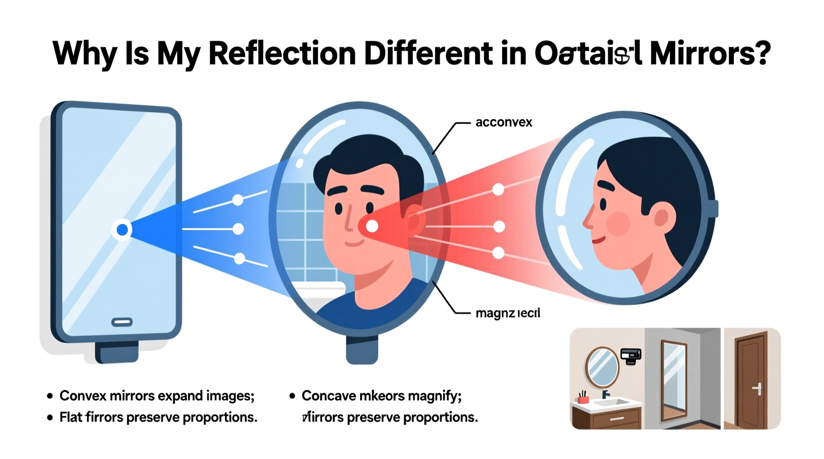 Why Is My Reflection Different In Certain Mirrors Science Behind ...