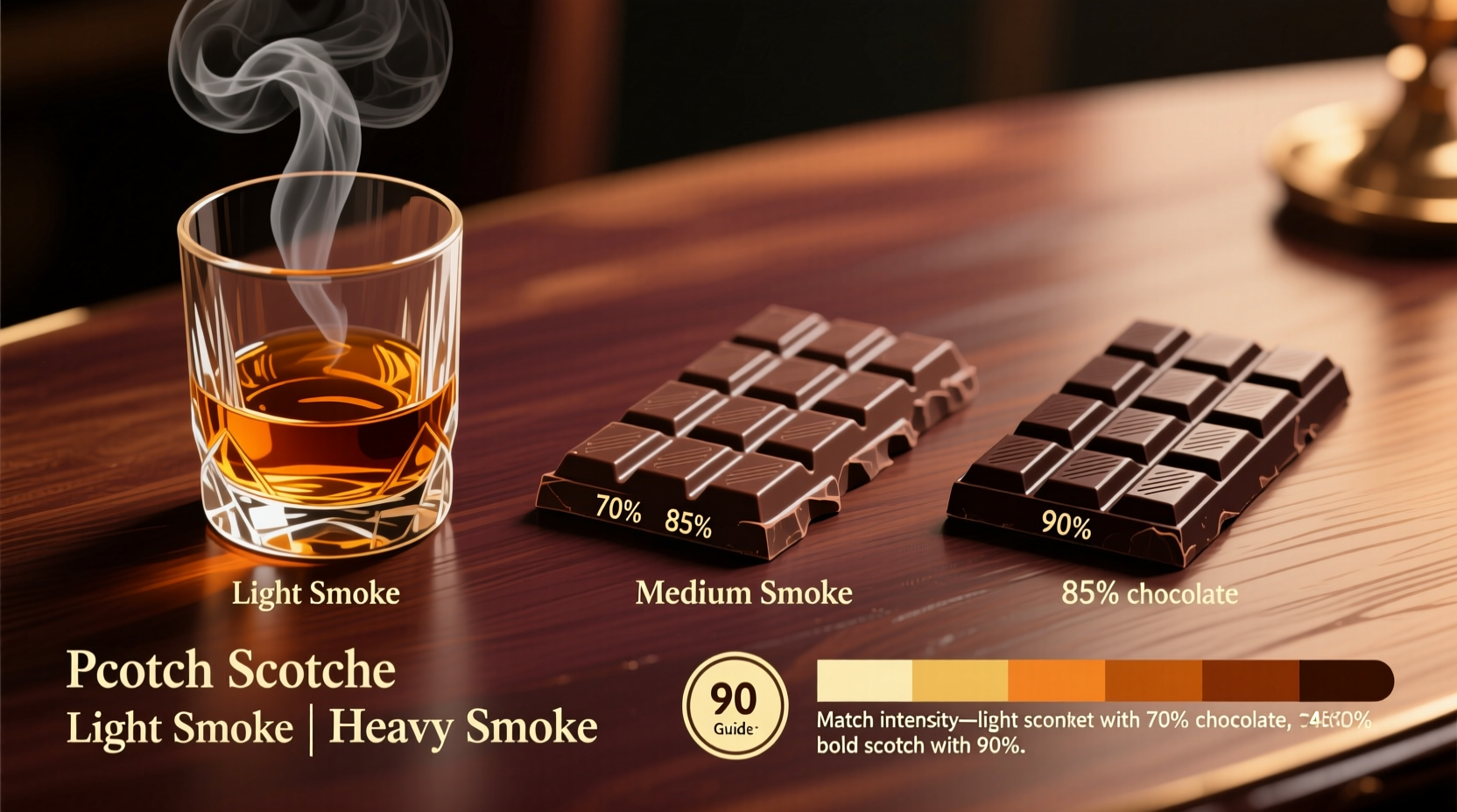 How To Pair Scotch With Dark Chocolate Based On Smokiness Level