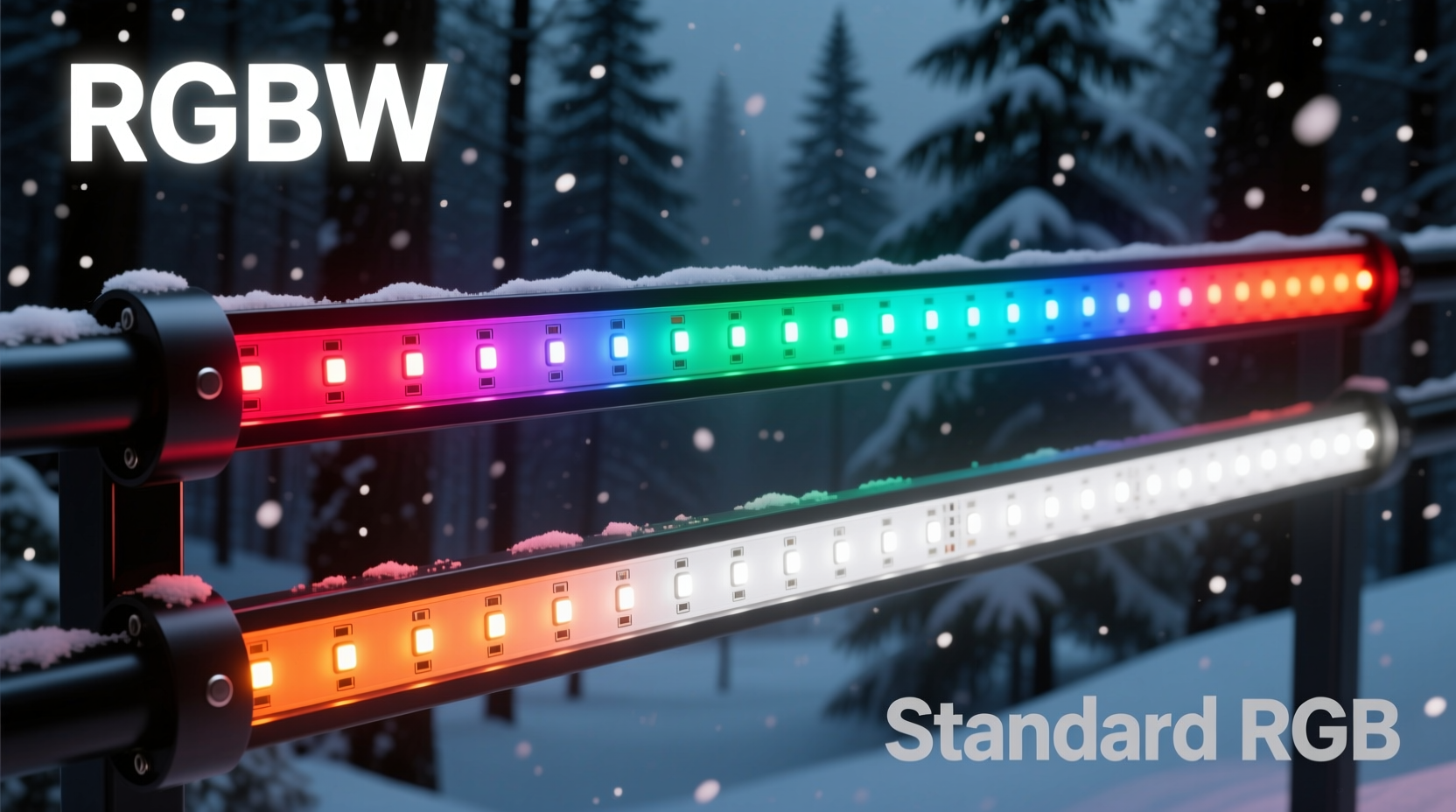 Rgbw Vs Standard Rgb Christmas Light Strips Which Offers More Color Options