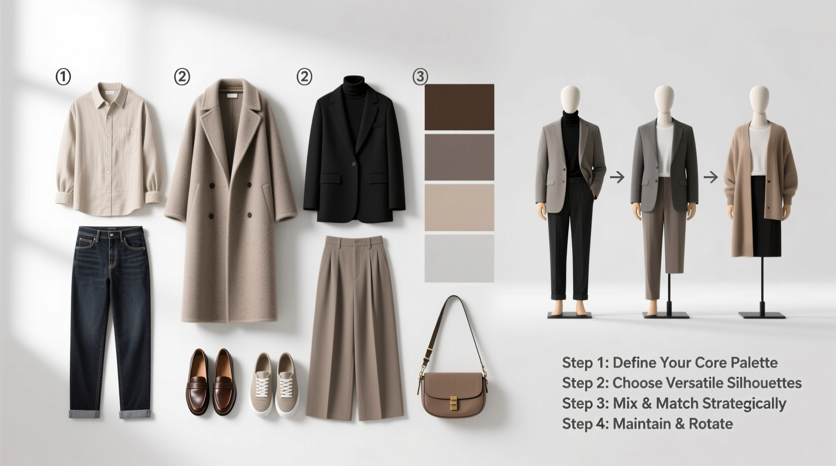 Step By Step Guide To Building A Capsule Wardrobe With Minimalist ...