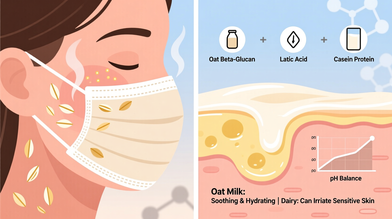 Is Oat Milk Really Better For Your Skin Than Dairy In Homemade Face Masks