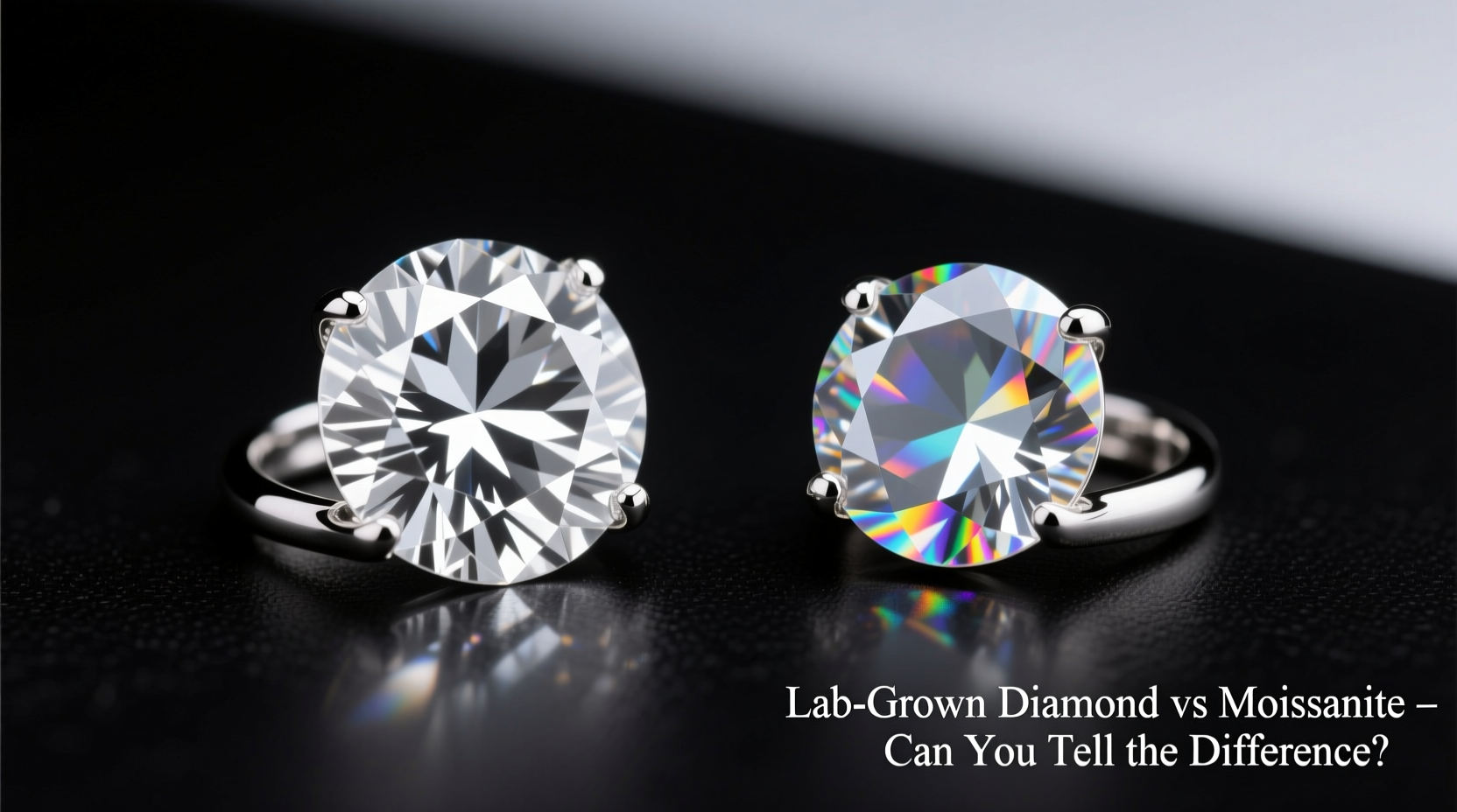 Lab Created Diamond Vs Moissanite Can You Tell The Difference With The ...