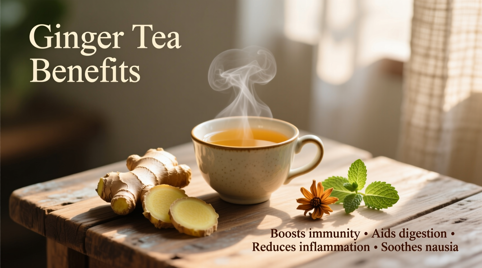 Ginger Tea Benefits: Evidence for Nausea & Digestion Relief