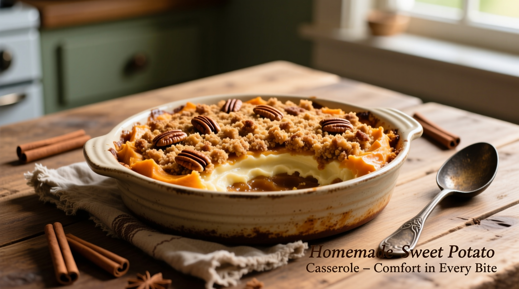Easy Sweet Potato Casserole Recipe Using Canned Potatoes
